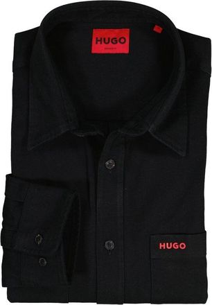 HUGO BOSS Herren Hemd schwarz Kent