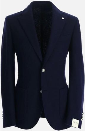 L.B.M. 1911 L.b.m. 1911, Homme, Vestes, Bleu, Taille: M Giacca in lana