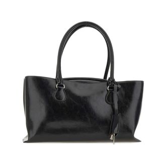 Osoi Osoi, Femme, Sacs, Noir, Taille: ONE Size Double Handle Tote Bag