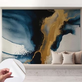 Tulup Carta Da Parati Autoadesiva - Impermeabile - Murale Da Parete - Decorazione Murale - Astrazione Colorata 208x146 Cm