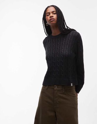 Carhartt Work in Progress Carter - Strickpullover in verwaschenem Schwarz