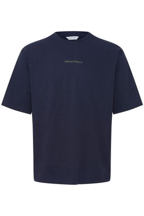 Casual Friday CFTue Logo Tee - T-Shirt - 20504804, Größe:XL, Farbe:Dark Navy (194013)