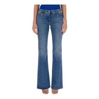 Off-white Femme, Jeans, Bleu, Taille: W27 Slim Flared 5pkt Pants