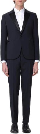 Emporio Armani Smoking aus Schurwolle - - Suits - Herren - Blau - XL