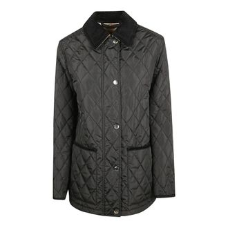 Burberry Femme, Vestes, Noir, Taille: 42 FR Quilted Nylon Jacket