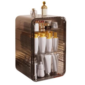 Generic Staubdichter Tassen-Abtropfgestell, transparente Schreibtisch-Aufbewahrungsbox, staubdichte Aufbewahrungsbox f&uuml;r den Schreibtisch