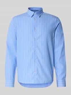 Jake*s Slim Fit Business-Hemd mit Knopfleiste