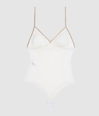 La Nouvelle Body Aretha Bi Mati&egrave;res Snow Lace