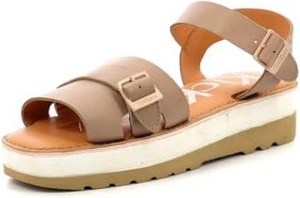 Kickers Hi Sunset, Sandales Femme, Beige Clair, 37