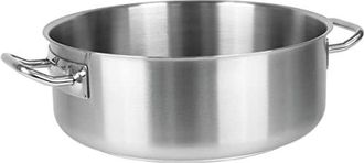 Cristel R36SK Kochtopf, 36 cm, Edelstahl, B&uuml;rste ohne Deckel