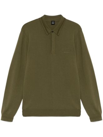 BOSS x Porsche polo en laine - Vert