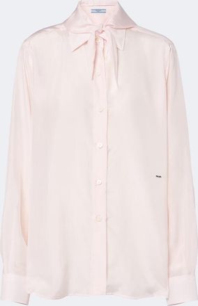 Prada Chemise en popeline de soie