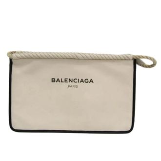 Balenciaga Pre-owned Clutch Handtasche - - Pre-owned - Herren - Beige - ONE SIZE