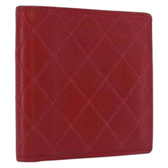 Chanel Portefeuille Vintage Pre-owned - Femme - Pre-owned - Rouge - Taille: ONE Size