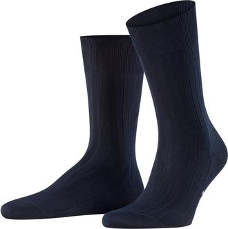 Falke Socken Milano mit Klimaaktiv-Sohle und Rippstruktur in