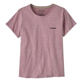Patagonia Femme, Tops, Rose, Taille: 36 FR P-6 Logo Responsabili-Tee