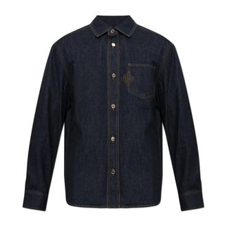 Casablanca Denimhemd mit Tasche - - Shirts - Herren - Blau - L