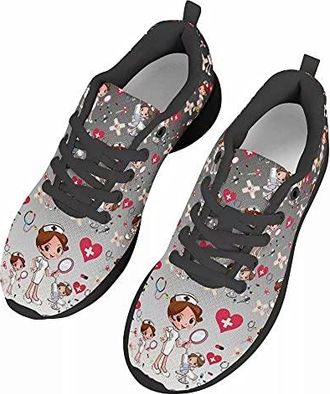 CHAQLIN Baskets pour femmes, Chaussures de sport d&eacute;contract&eacute;es pour gym marche tennis entra&icirc;nement, Chaussures de course l&eacute;g&egrave;res, 42 EU