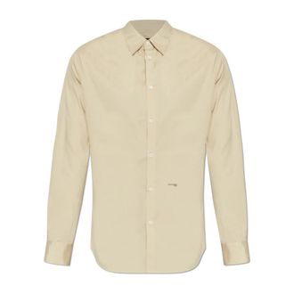 Dsquared2 Hemd mit Logo - - Shirts - Herren - Beige - XL
