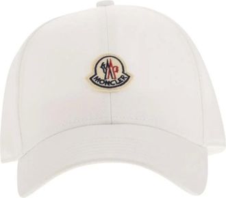 Moncler Homme, Accessoires, Blanc, Taille: ONE Size Casquette de baseball avec embl&egrave;me