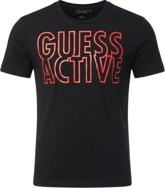 Guess Active T-Shirt - - Tops - Herren - Schwarzk - S