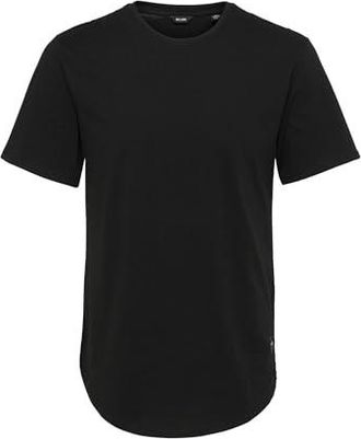 Only & Sons Only and Sons T-Shirt Matt Life Longy Homme T-Shirt Manches Courtes Noir XXL