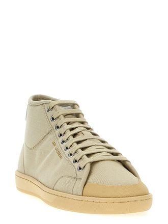 Saint Laurent Court Sneaker - Cream