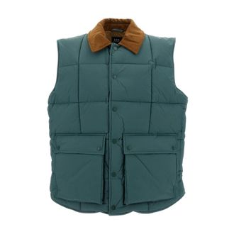 A.P.C. A.p.c. - Gilet matelass&eacute; rembourr&eacute; - Homme - Vestes - Vert - Taille: L