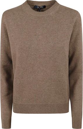 Max Mara Femme, Pulls, Brun, Taille: 38 FR Fresia Maille Col Rond