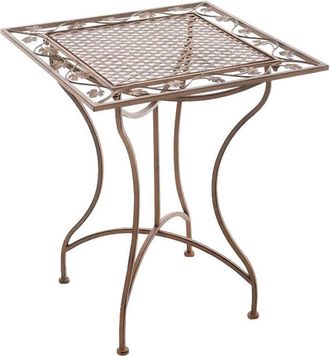 Clp Eisentisch Asina 60 x 60 cm antik braun