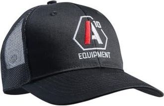 A10 Equipment Casquette Snapback A10 Noir Logo Blanc/Rouge