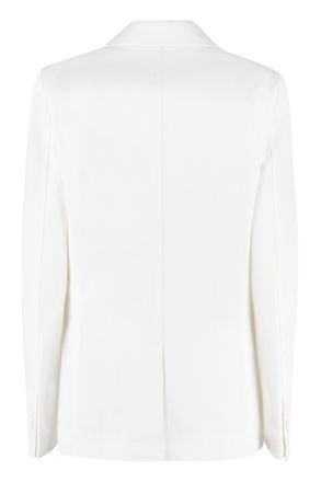 Bottega Veneta Womens Blazer Cotton White Viscose Blazers Jacket