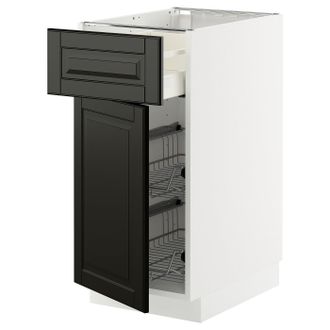 IKEA METOD / MAXIMERA Unterschrank mit Drahtkorb/Tür