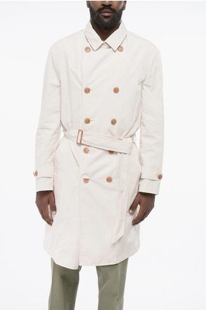 Brunello Cucinelli Double-breasted Trench Coat with Belt size 50