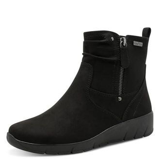 Jana Tamaris Comfort Bottes Femme avec Semelle Amovible, d&eacute;perlantes, Noir (Nappa Noir), Taille 42 EU