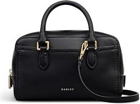 Radley London London Portland Way Mini fermeture &eacute;clair sur le dessus en cuir pour femme, Noir, S