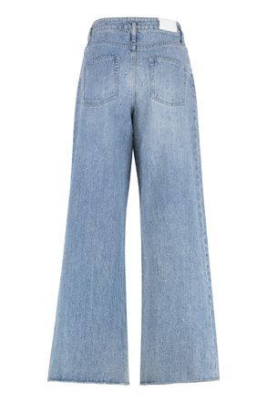 Halfboy Wide-Leg Denim Jeans - Blue