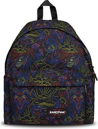 Eastpak Padded Pakr Ultra Marine Sac à Dos, Neon Print Black, Tek Beden, Décontracté