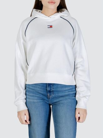 Tommy Jeans Sweat-Shirt Femme couleur Jaune Cr&egrave;me