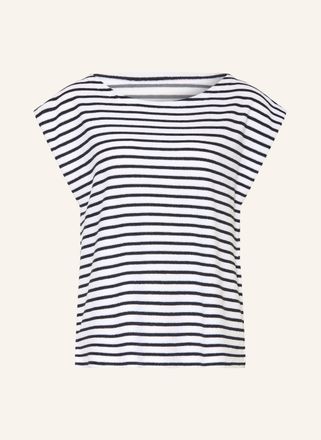 Juvia T-Shirt Kimberly Aus Frottee blau