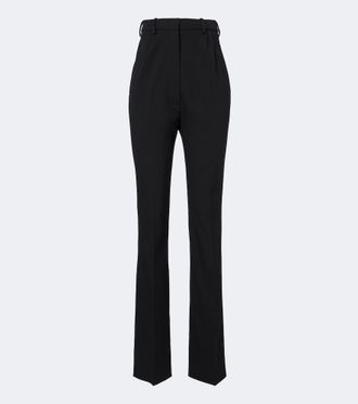 Balenciaga Straight Hose aus Wolle