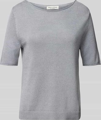 Marc O'Polo Regular Fit Strickpullover aus Baumwoll-Leinen-Mix