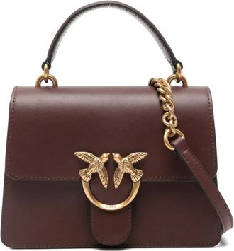 Pinko Pinko, Femme, Sacs, Rouge, Taille: ONE Size Mini Love One Top Handle