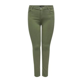 Only Carmakoma Willy Mid Skinny Hose - - Jeans - Damen - Gr&uuml;n - 2XL