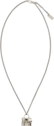 Marc Jacobs Halskette - The Tote Bag Necklace - Metal - Silver - Gr. unisize - in Silber - für Damen