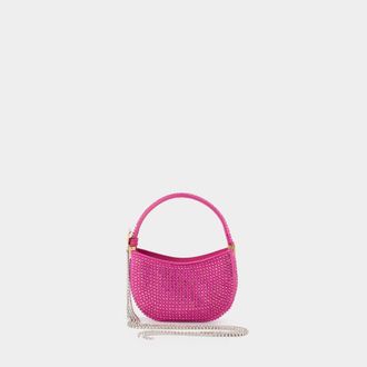 Magda Butrym Micro Vesna Hobo Bag - Magda Butrym - Pink - Strass