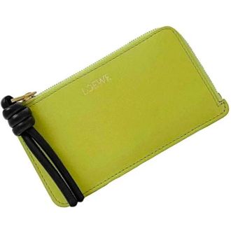 Loewe Pre-owned Cuir petite-maroquinerie - Femme - Pre-owned - Vert - Taille: ONE Size