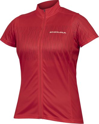 Endura Hummvee Ray Kurzarm Jersey für Damen, Granatapfel, XS