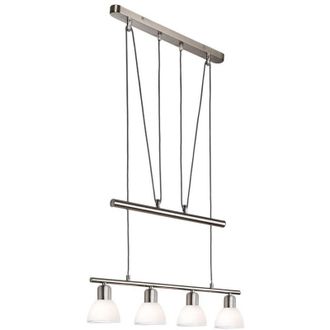 Globo Lighting Suspension, applique, plafonnier, LED, hauteur r&eacute;glable, m&eacute;tal, H 150 cm