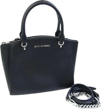 Michael Kors Sac bandouli&egrave;re en cuir doccasion - Femme - Pre-owned - Noir - Taille: ONE Size
